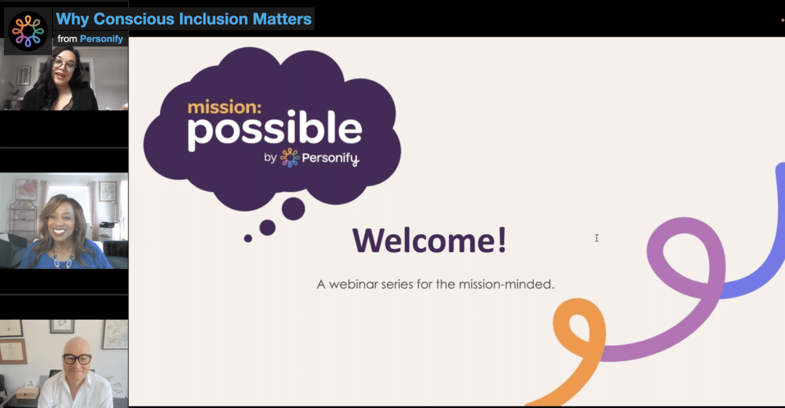Webinar Recap: Why Conscious Inclusion Matters - Personify